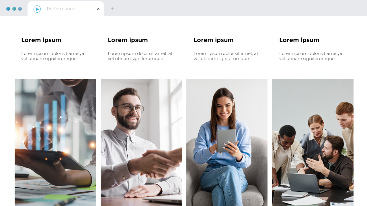 Web Browser Design Concept presentation slide design