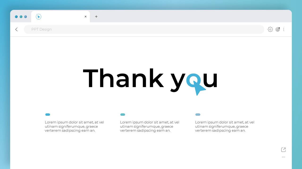 Web Browser Design Concept presentation slide design