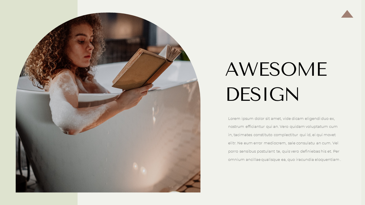 Bath Supplies Easy PPT Template|Lifestyle