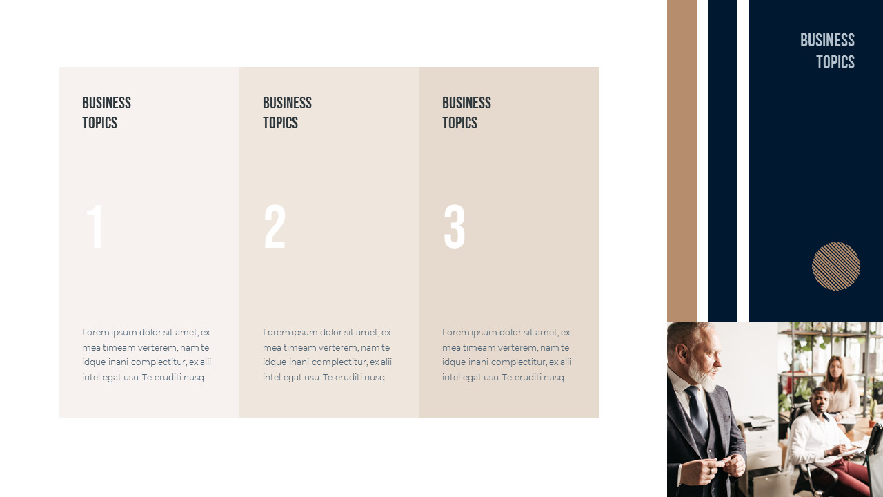 Business Topics awards presentation powerpoint