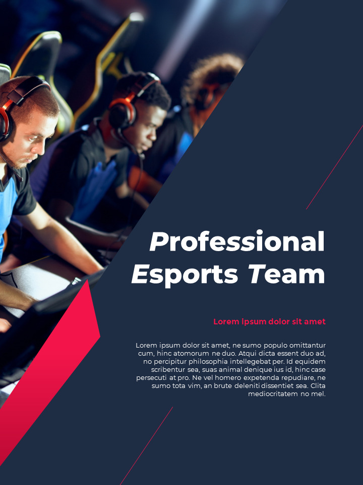 Esports Tournament ppt template ppt