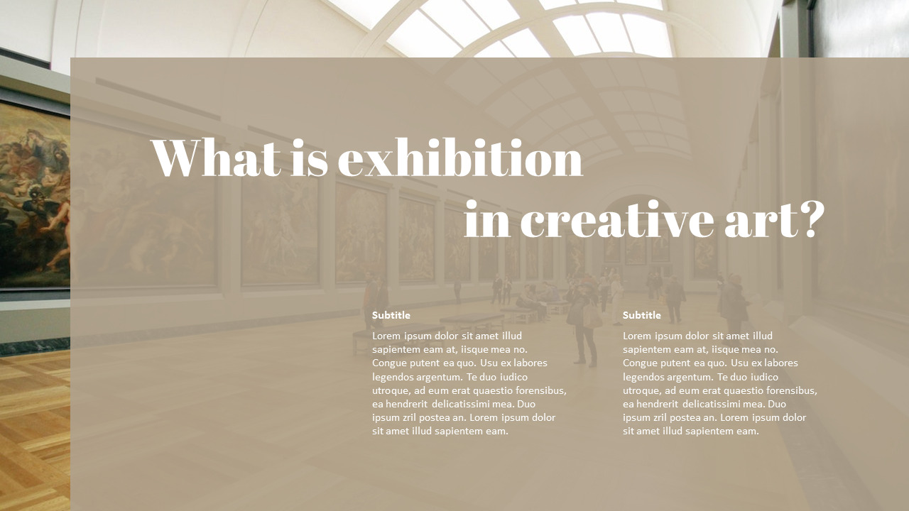 Exhibition powerpoint ppt