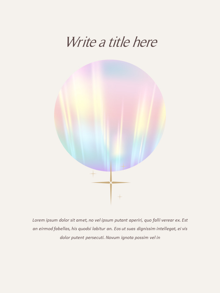 Glass Visual Design PPT Templates Simple Design