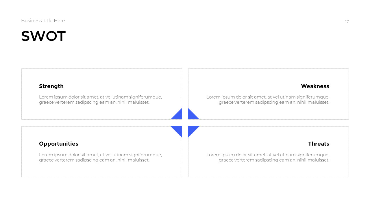 Simple Business Overview template powerpoint