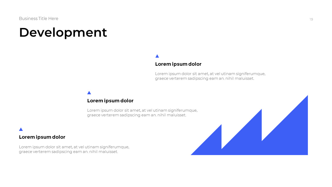 Simple Business Overview template powerpoint
