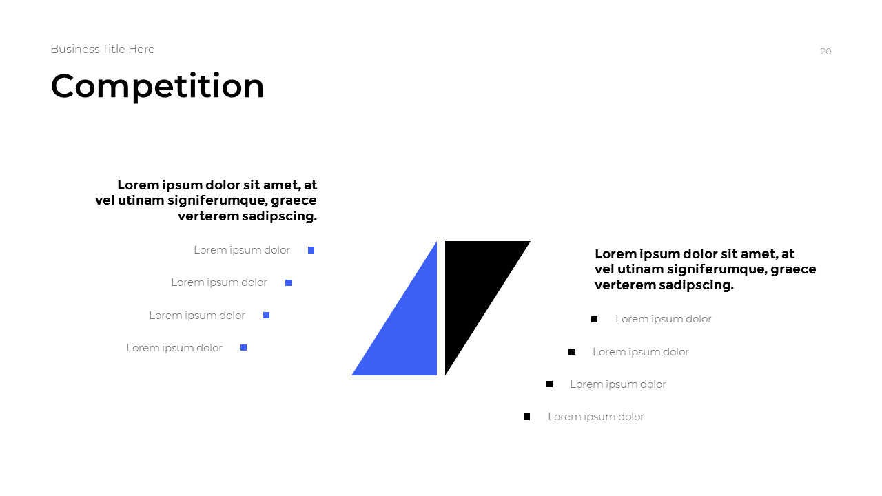 Simple Business Overview template powerpoint