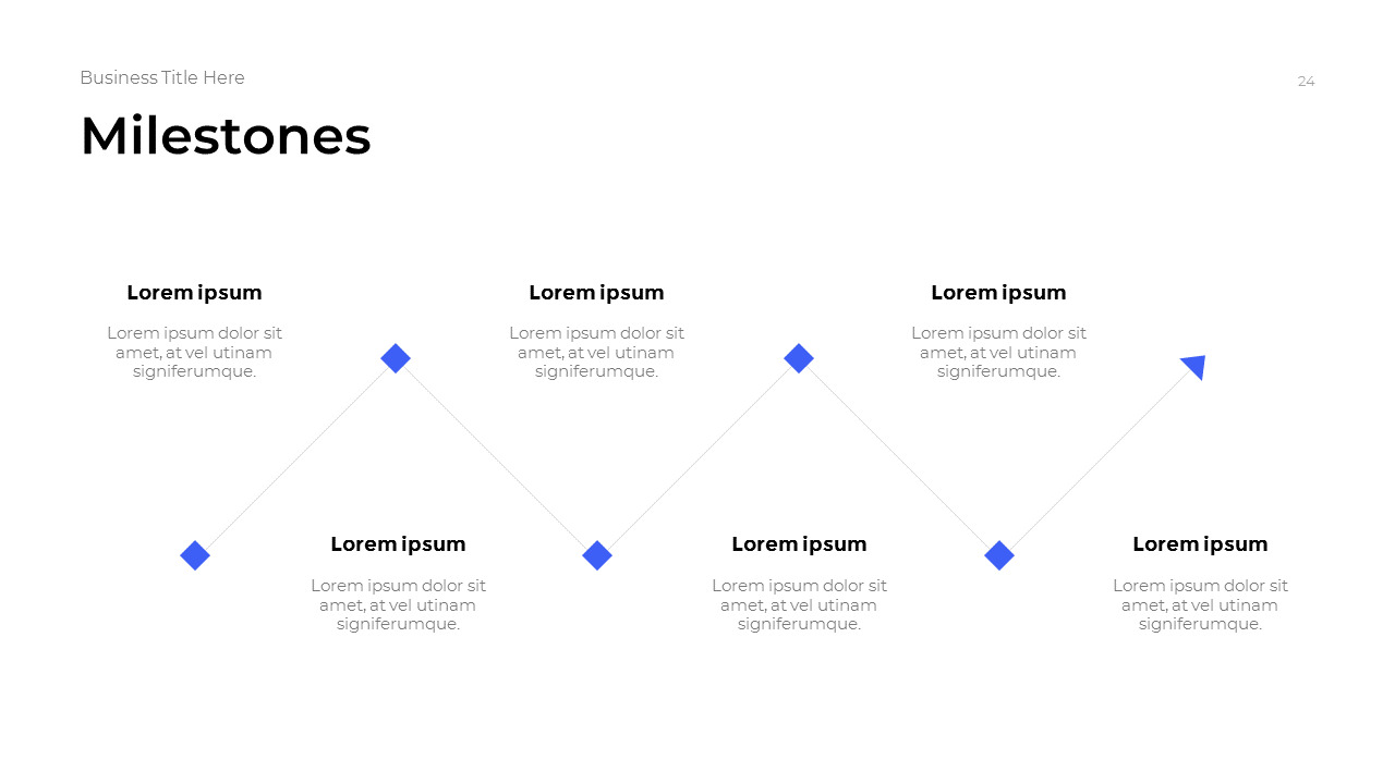 Simple Business Overview template powerpoint
