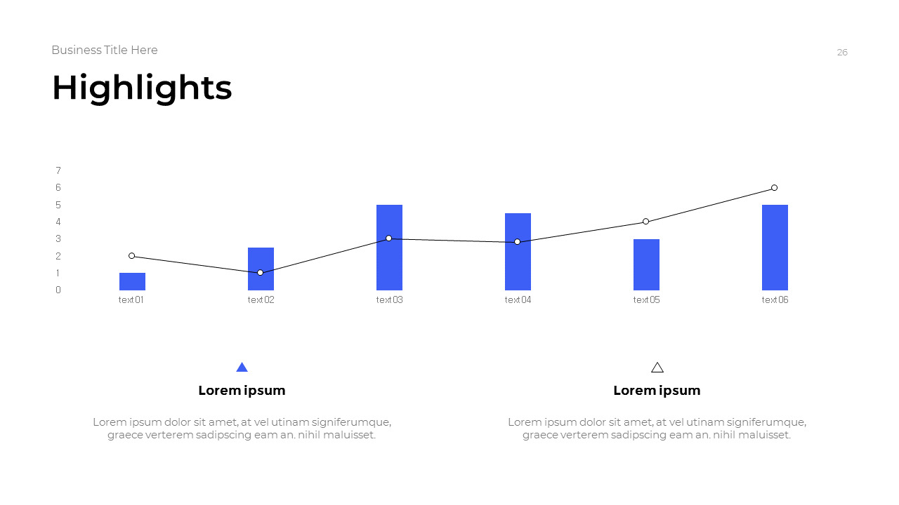 Simple Business Overview template powerpoint