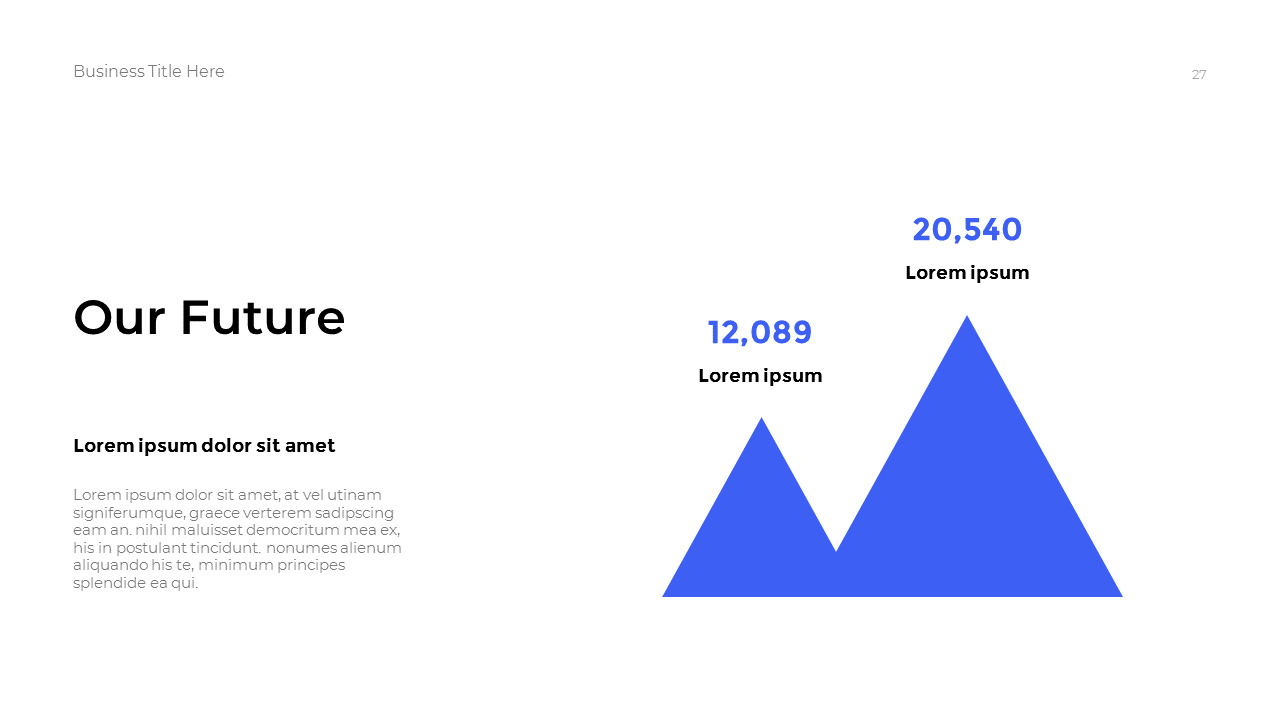 Simple Business Overview template powerpoint