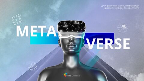Metaverse design in powerpoint