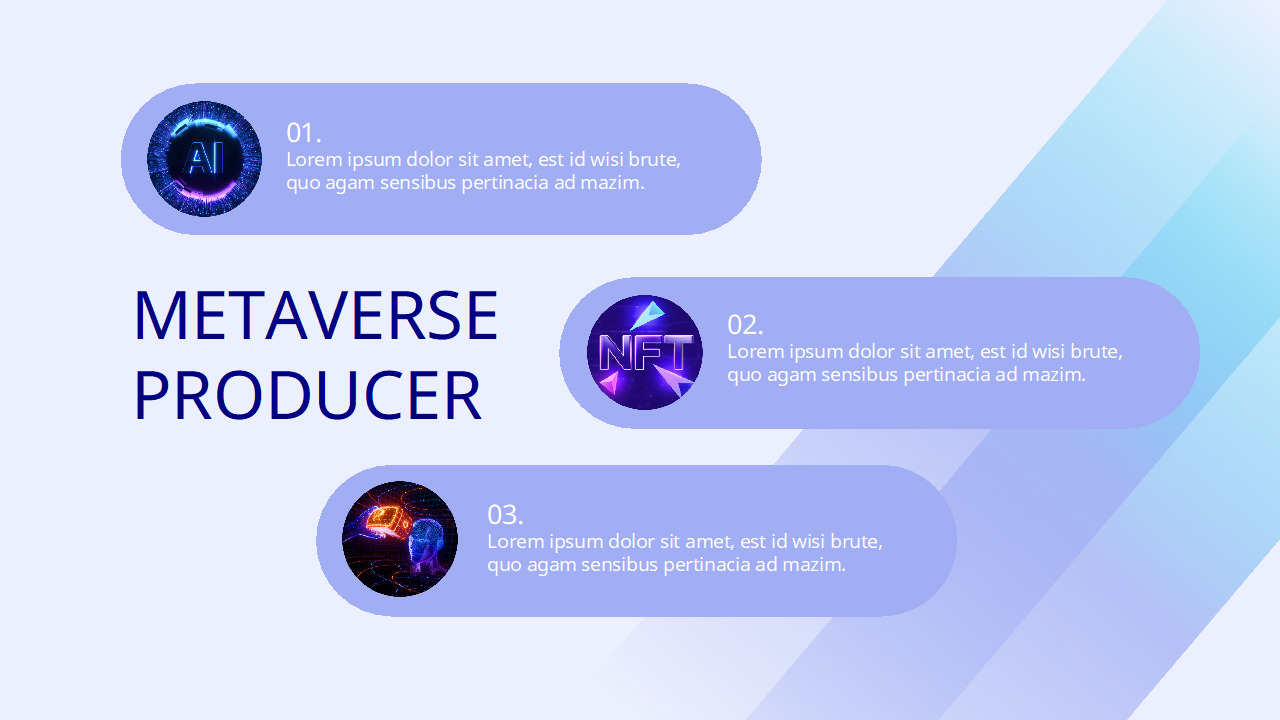 Metaverse design in powerpoint
