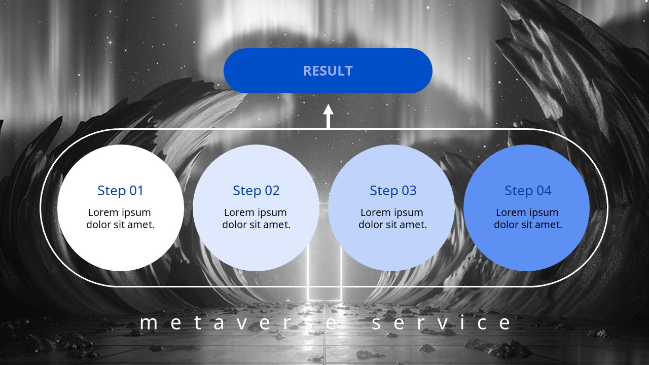 Metaverse design in powerpoint
