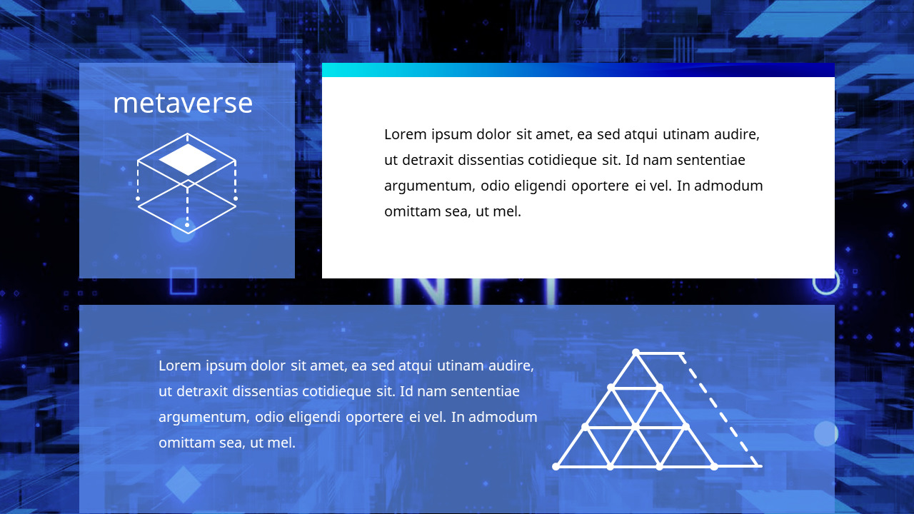 Metaverse design in powerpoint