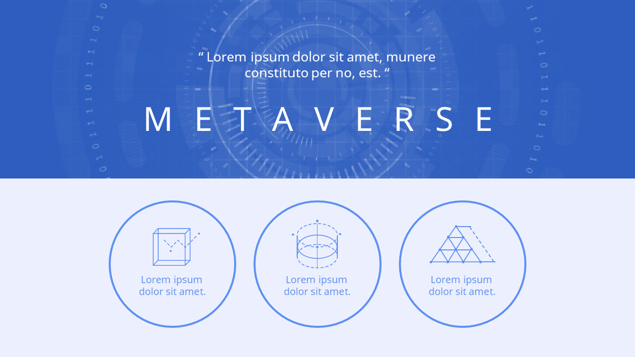 Metaverse design in powerpoint