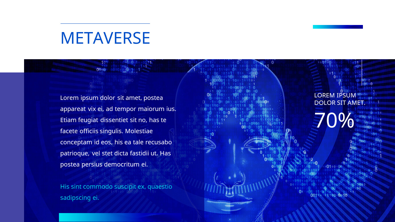 Metaverse design in powerpoint