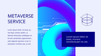 Metaverse design in powerpoint