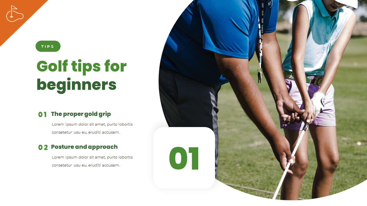 Round of Golf Google Presentation Slides|Lifestyle