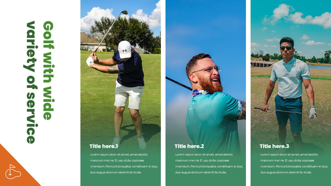 Round of Golf Google Presentation Slides|Lifestyle