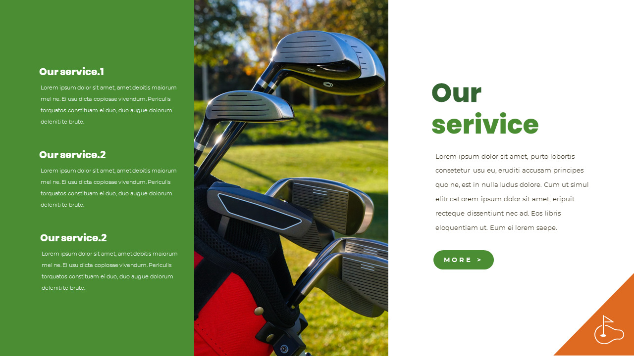 Round of Golf Google Presentation Slides|Lifestyle