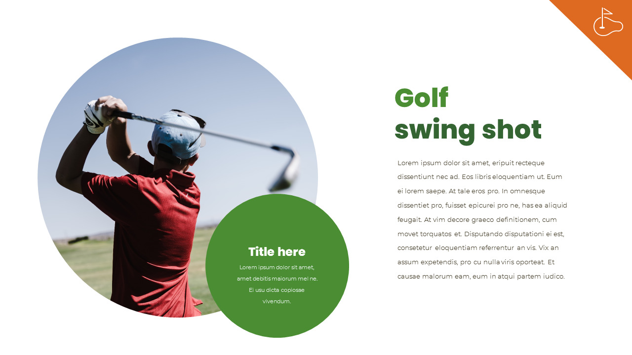 Round of Golf Google Presentation Slides|Lifestyle