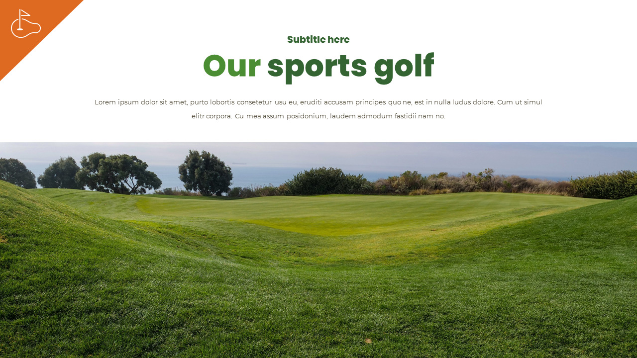 Round of Golf Google Presentation Slides|Lifestyle