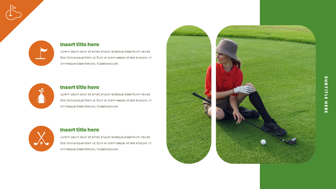 Round of Golf Google Presentation Slides|Lifestyle