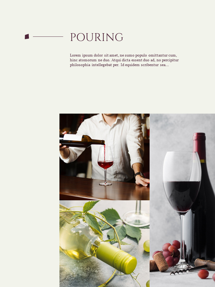 Tasting Wine computer ppt background