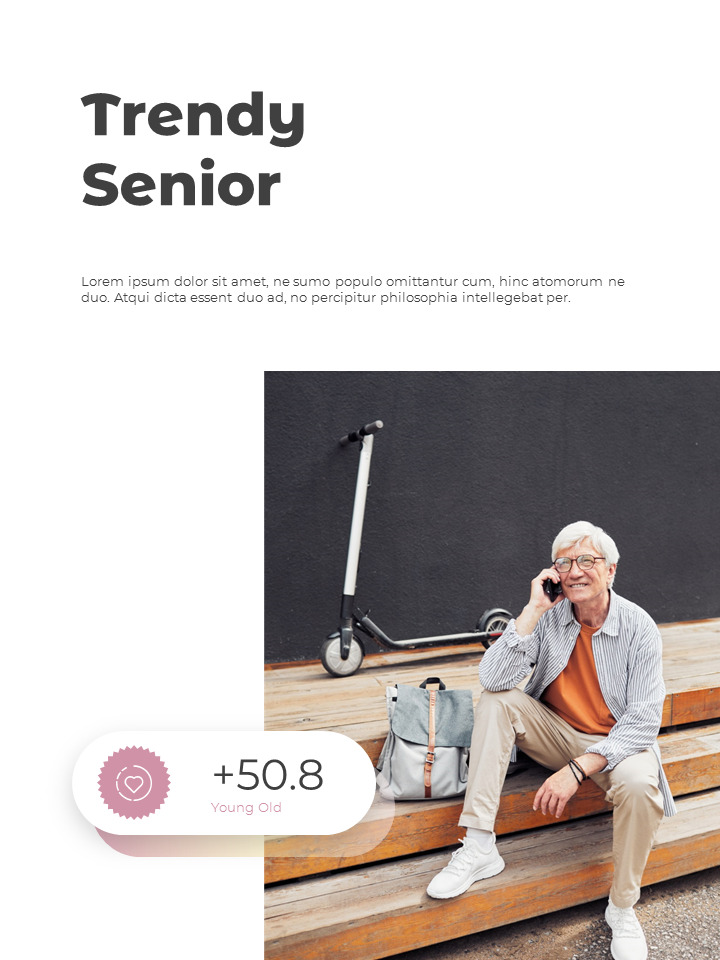 Beautiful Senior Life Easy Google Slides