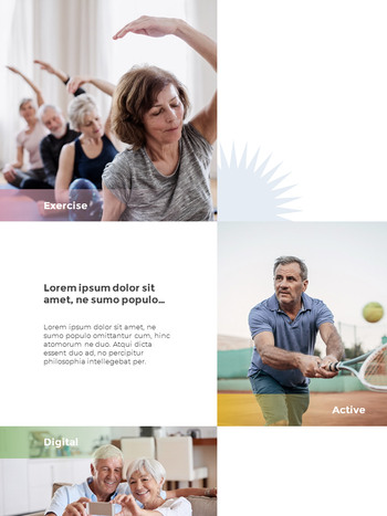 Beautiful Senior Life Easy Google Slides