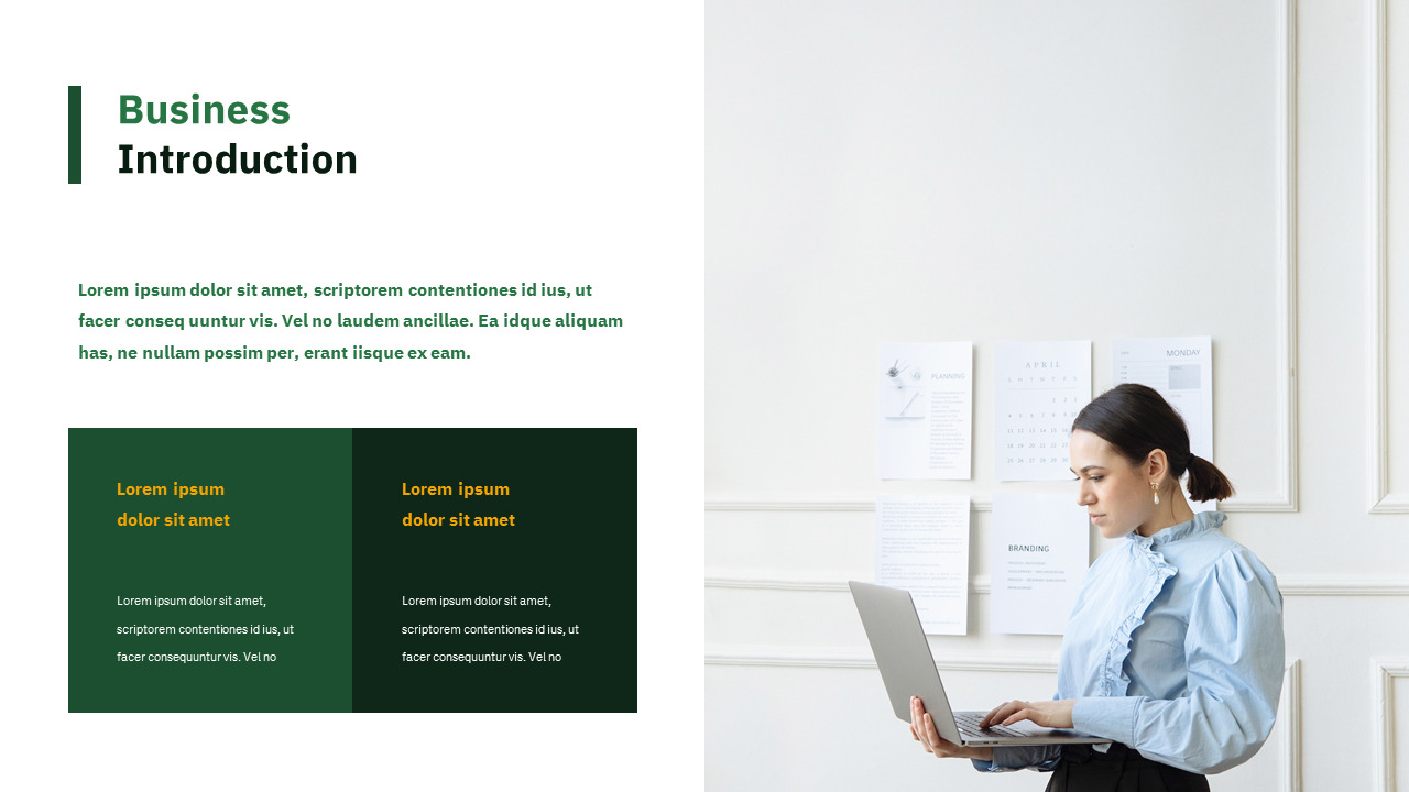 Effective Business Introduction Custom Google Slides