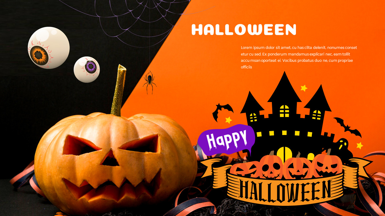 Happy Halloween Google presentation