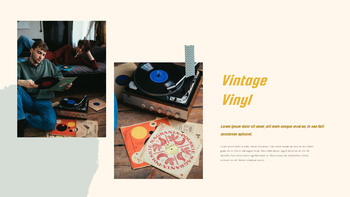 Retro Vinyl Collection Creative Google Slides