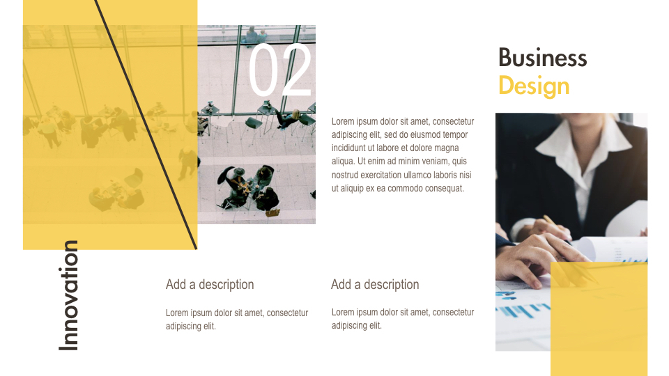 Business Design Innovation Simple Keynote Template