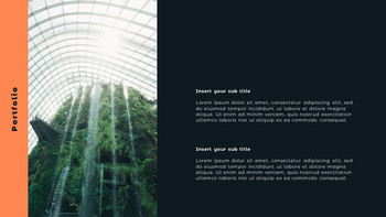 Architecture Portfolio Design idea presentation template