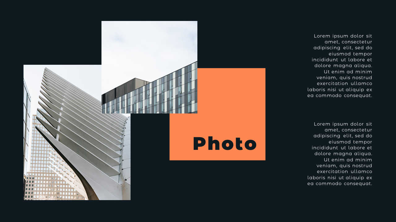 Architecture Portfolio Design idea presentation template