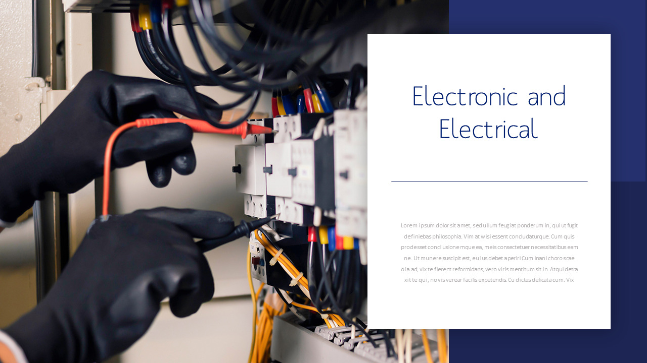 Electrical Engineering modern powerpoint