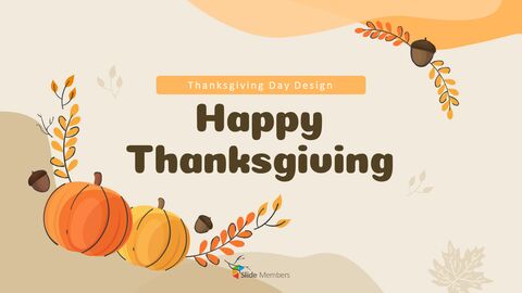 Thanksgiving Day Background PowerPoint|Lifestyle|Templates
