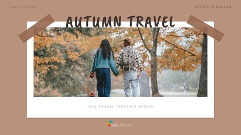 Autumn Travel fun google slides themes