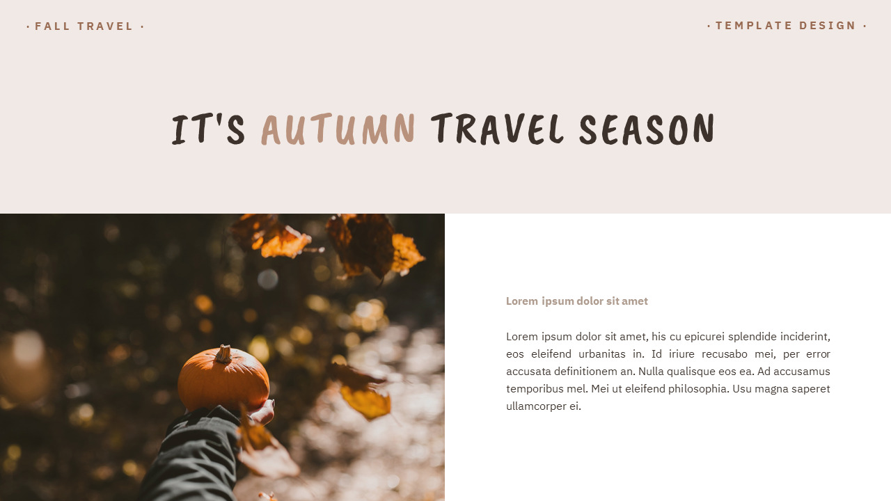 Autumn Travel fun google slides themes
