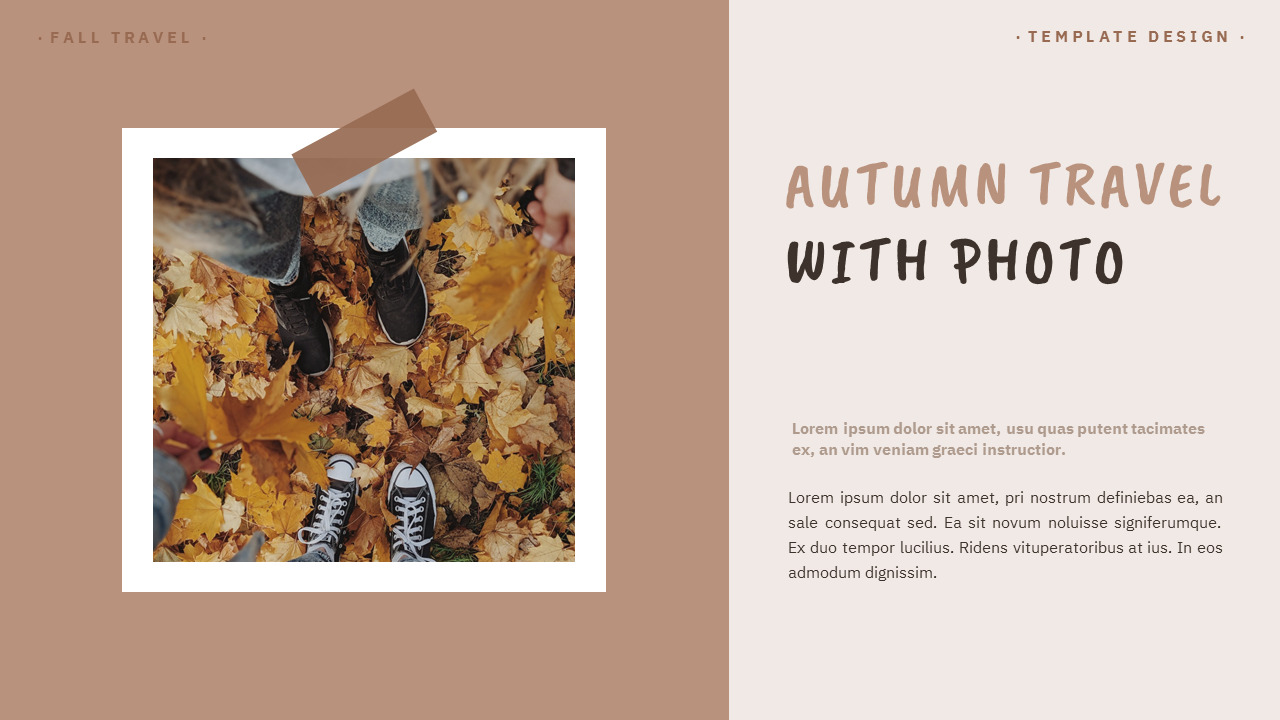 Autumn Travel fun google slides themes