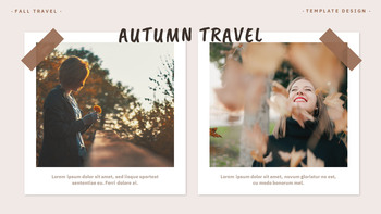 Autumn Travel fun google slides themes