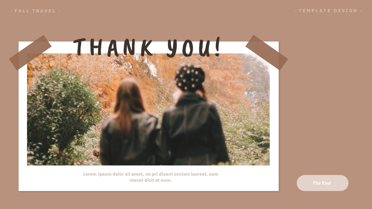 Autumn Travel fun google slides themes