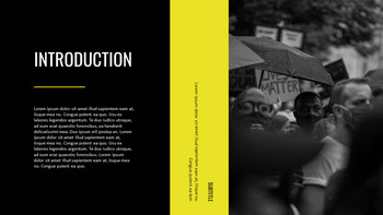 Black Lives Matter Simple Google Slides Templates