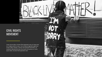 Black Lives Matter Simple Google Slides Templates