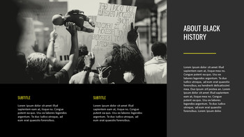 Black Lives Matter Simple Google Slides Templates