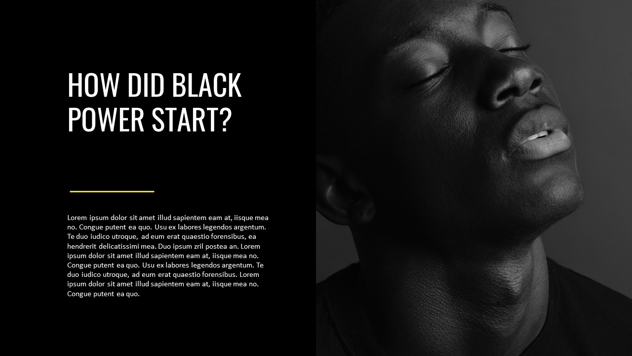 Black Lives Matter Simple Google Slides Templates