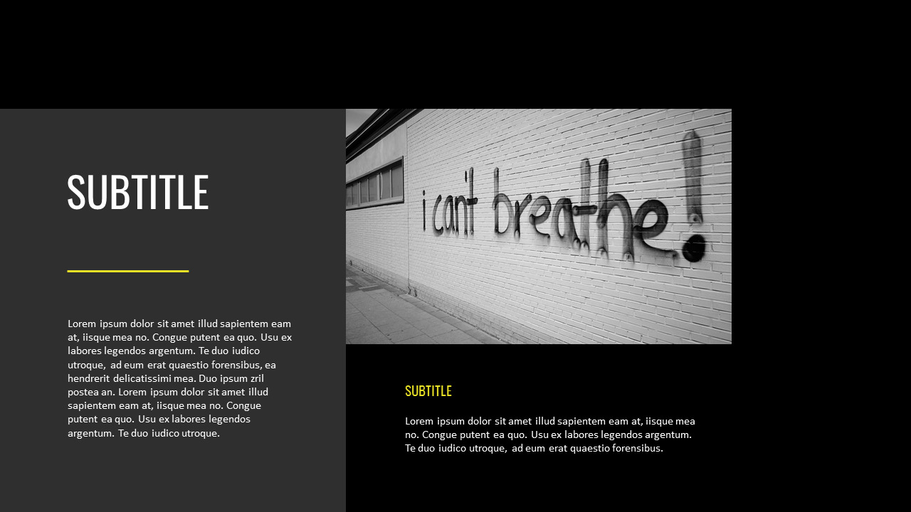 Black Lives Matter Simple Google Slides Templates