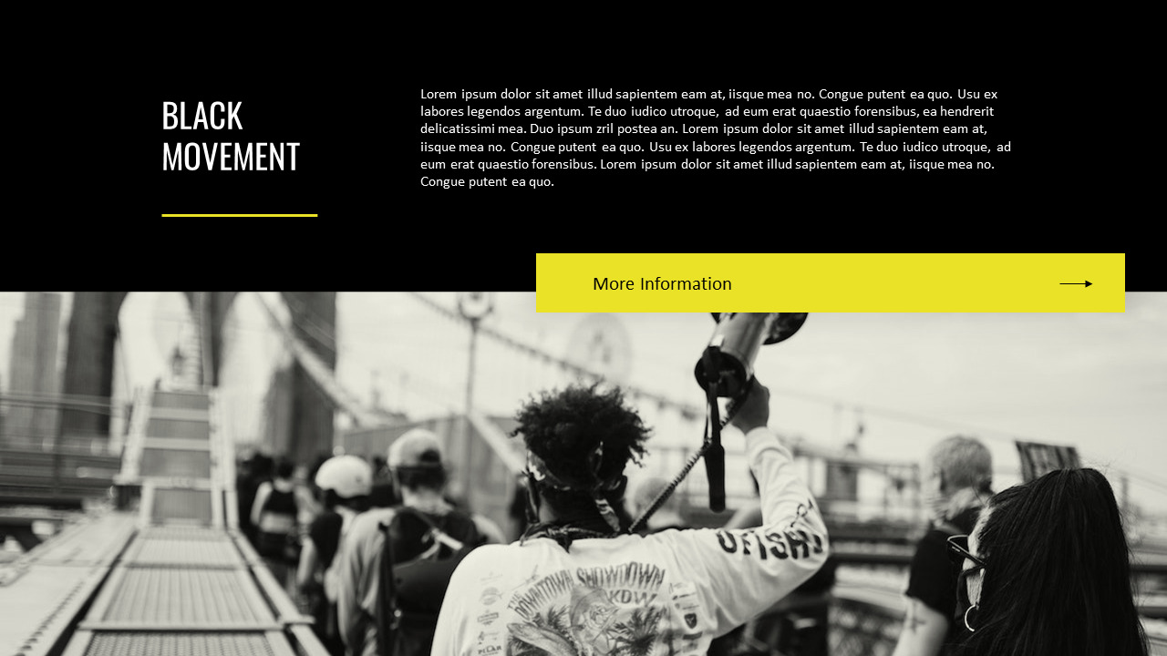 Black Lives Matter Simple Google Slides Templates