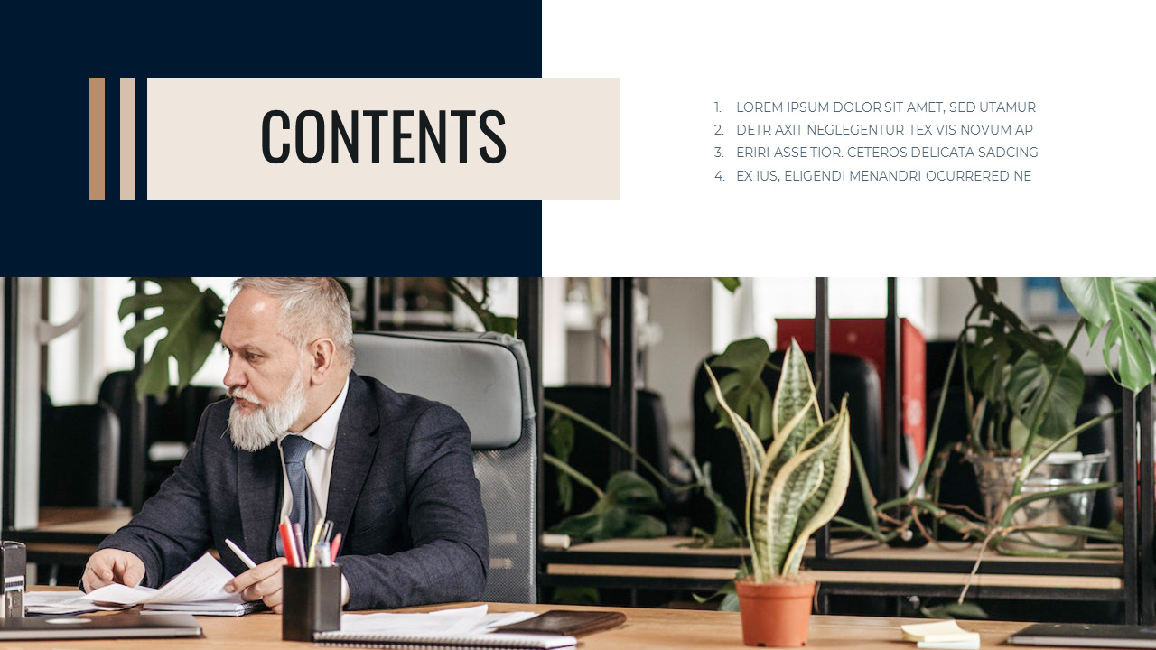 Business Topics Simple Slides Design