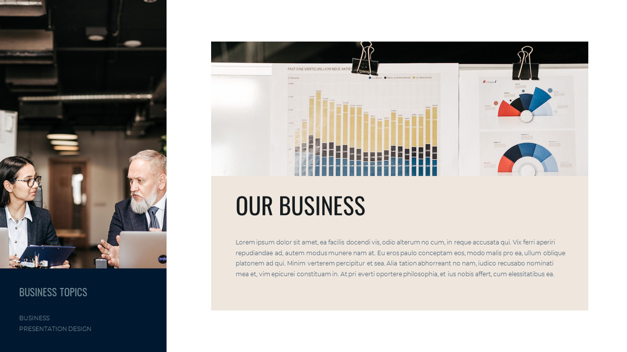 Business Topics Simple Slides Design